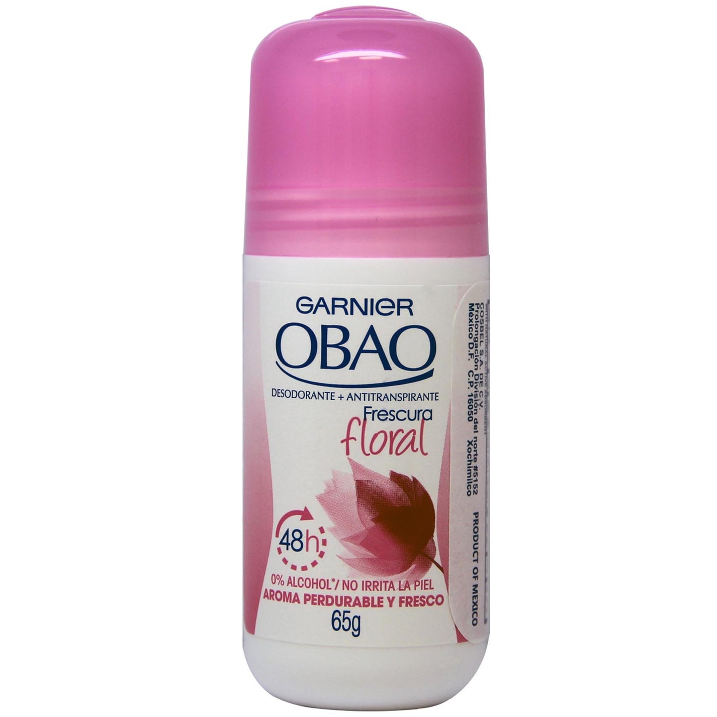 Obao Roll-On Deodorant - Rosa Frescura Floral 65g – J Cosmetics Sac