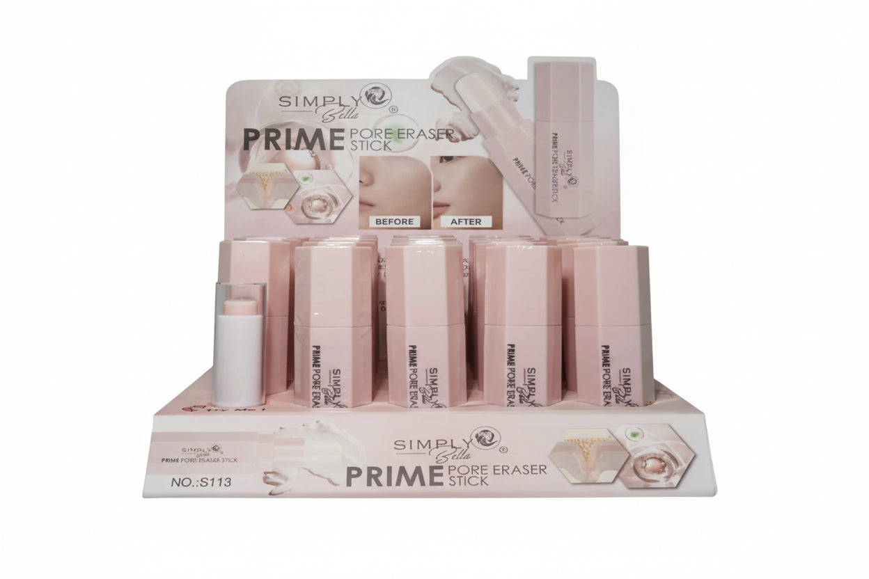 S113 - Simply Bella Prime Pore Eraser Display – J Cosmetics Sac