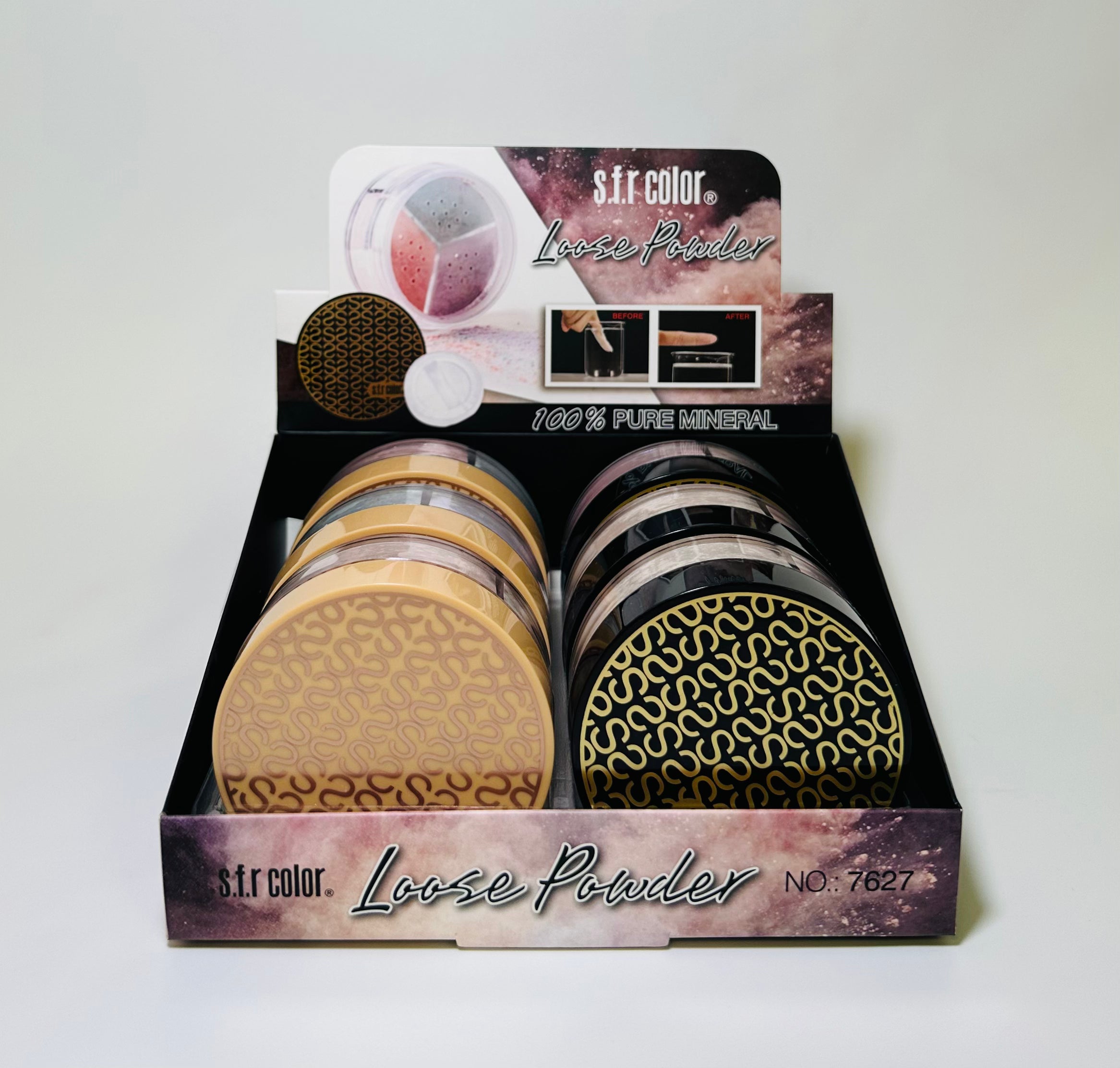 Loose Correcting Powder Display – J Cosmetics Sac